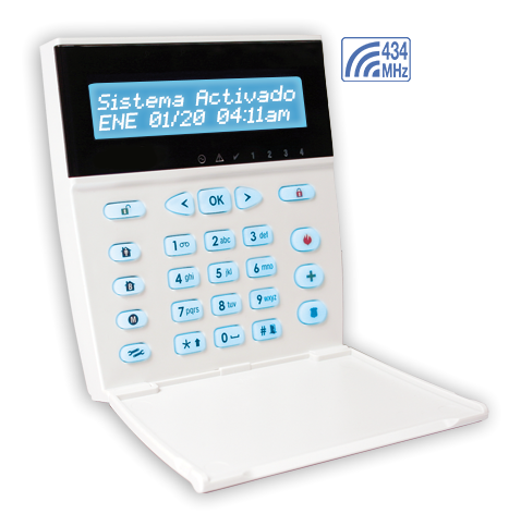 Security Market. GARNET TECLADO LCD C/RECEPTOR G-LCD732RF
