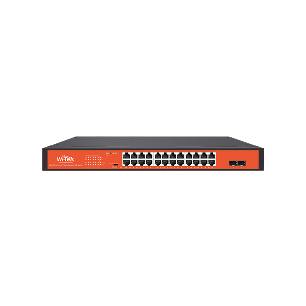 Security Market. WITEK WI-PS326GH SWITCH POE 24P GIGABIT + 2F