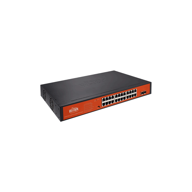 Security Market. WITEK WI-PS326GH SWITCH POE 24P GIGABIT + 2F